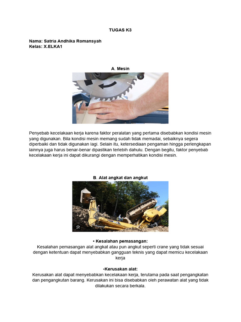 Tugas K3 Nomor 1 | PDF