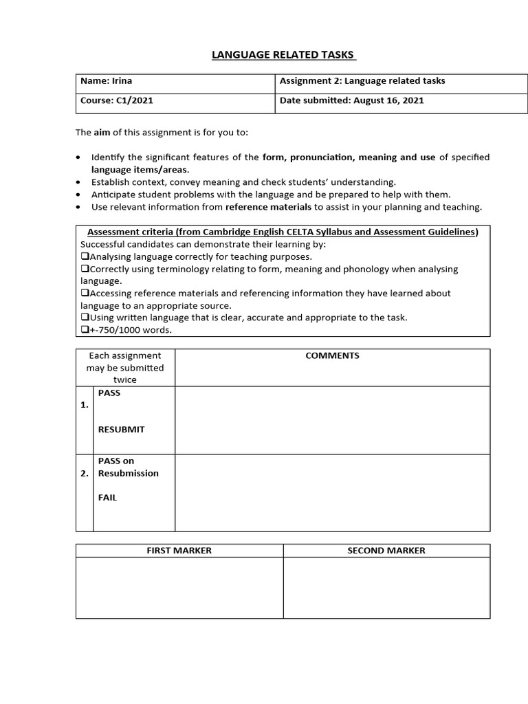 Assignment 2 - LRT - Irina | PDF | Stress (Linguistics) | Idiom