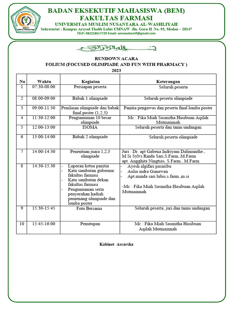 Rundown FOLIUM FIX | PDF
