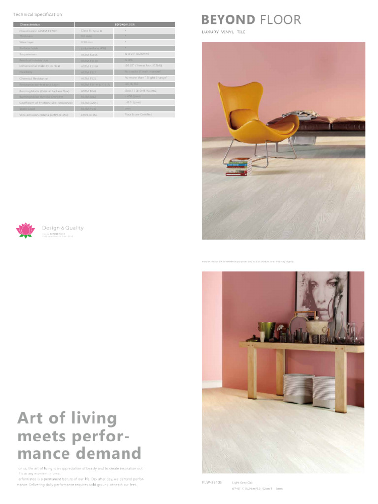 Beyond Floor LVT - Booklet | PDF | Materials Science | Industrial Processes