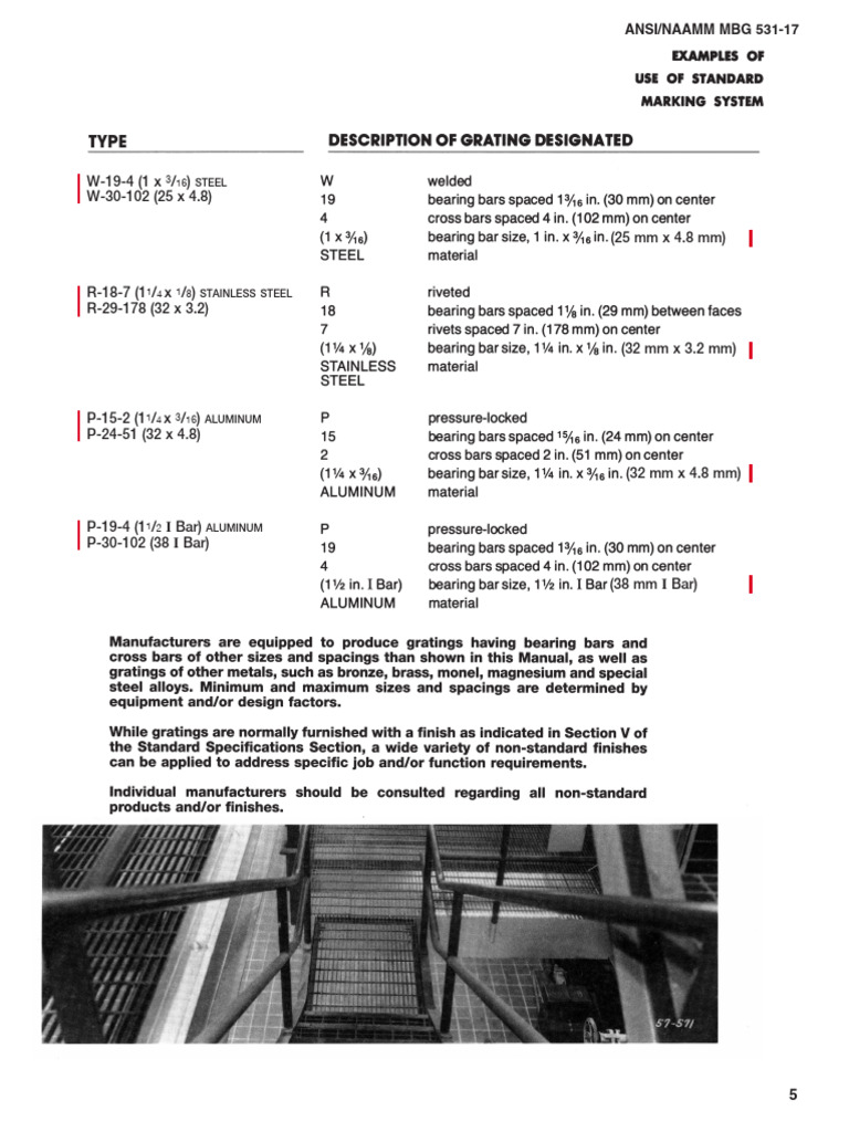 NAAMM-Metal-Bar-Grating-Manual-531_Part4 | PDF