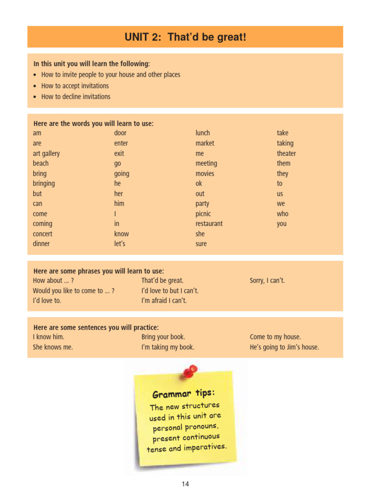 English Made Easy Volume One Lesson 2 | PDF | Linguistic Typology ...