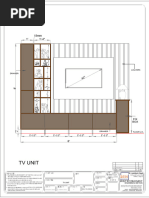 TV Unit Design and Specifications | PDF | Architectural Elements