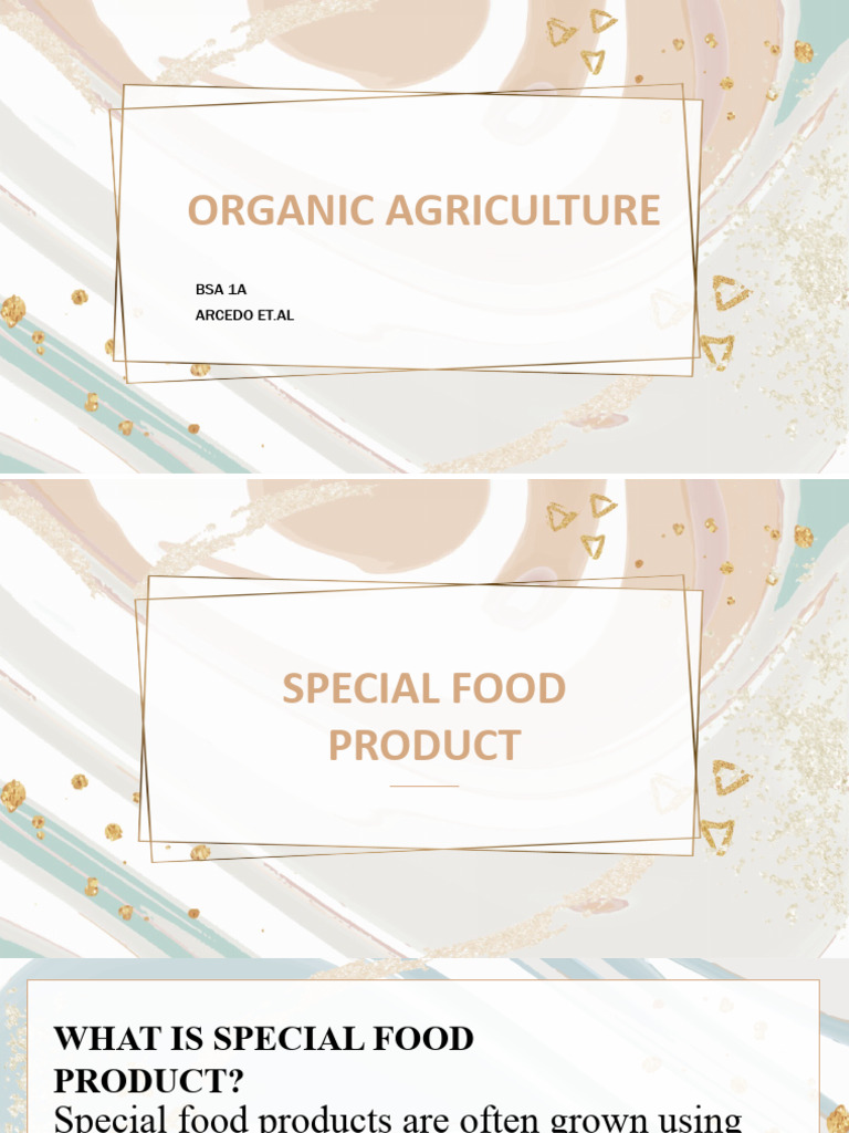 Specialty Food Products Explained | PDF | Foods | Vegetables