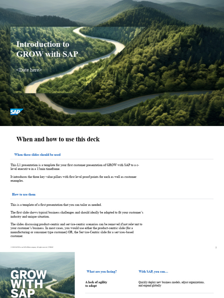 L1 GROW With SAP Overview | PDF | Enterprise Resource Planning | Cloud ...