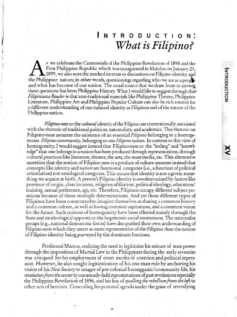 Legasto (What Is Filipino) | PDF | Philippines | Corazon Aquino