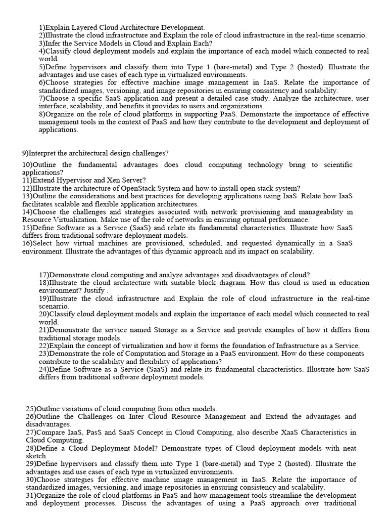 CC Sem | PDF | Cloud Computing | Platform As A Service
