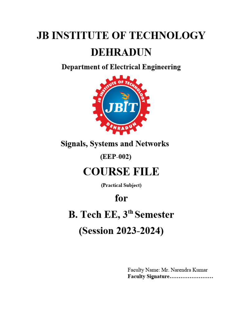 SS&N (Lab) (F) | PDF | Electrical Network | Inductor