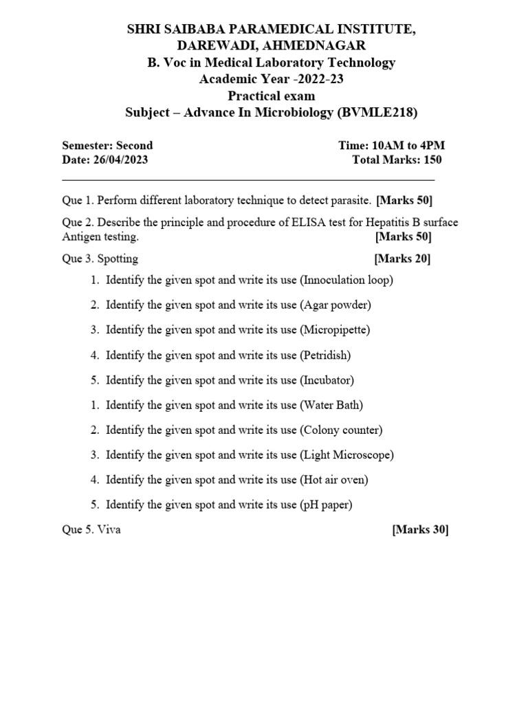 150 Mark Advance in Microbiology | PDF