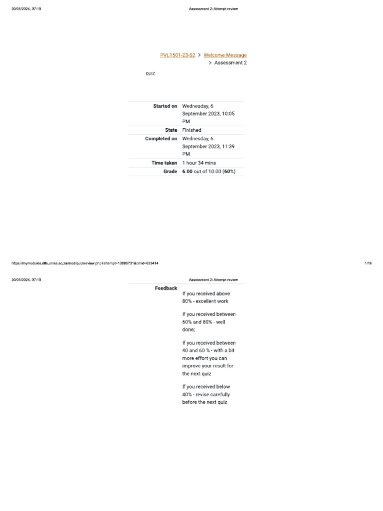 PVL 1501 Assignment 2 | PDF
