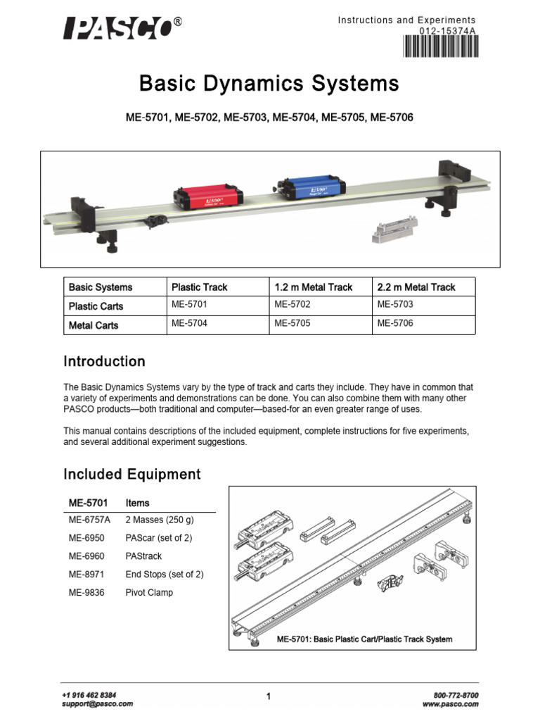 Basic Dynamics System Manual ME 5701 5706 | PDF | Technology & Engineering