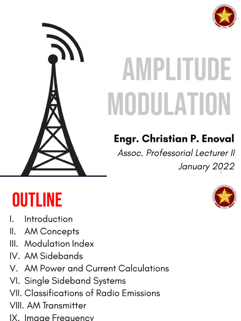 Topic 5 - Am | PDF | Frequency Modulation | Radio Wave