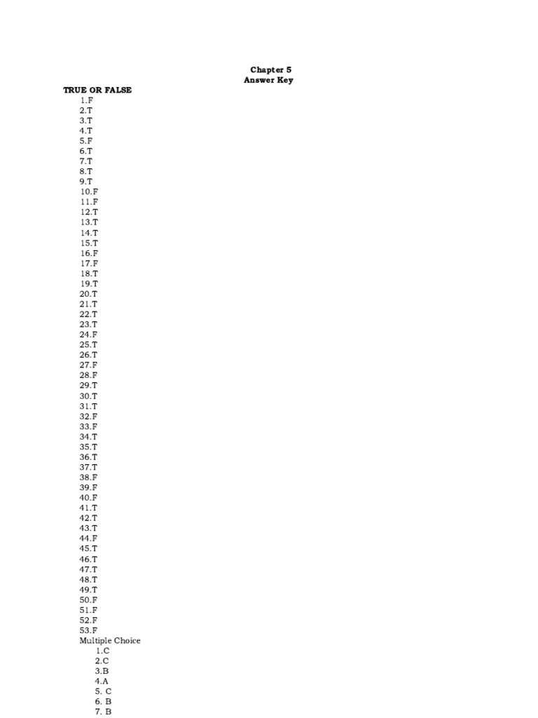 2021 Answer Chapter 5 | PDF | Cost Of Goods Sold | Management Accounting