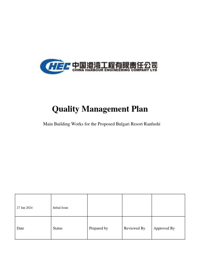 Quality Management Plan | PDF | Quality Assurance | Project Management