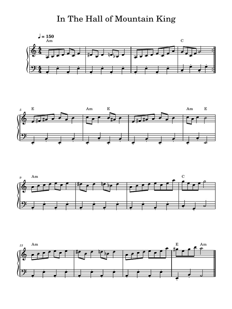 In The Hall of Mountain King | PDF