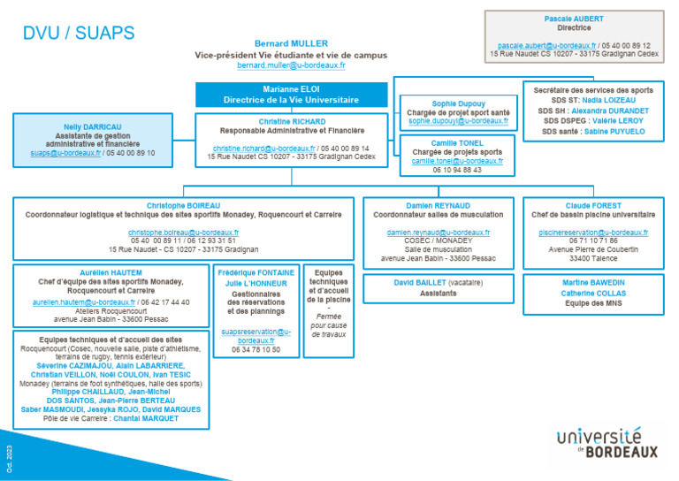 Organigramme SUAPS | PDF