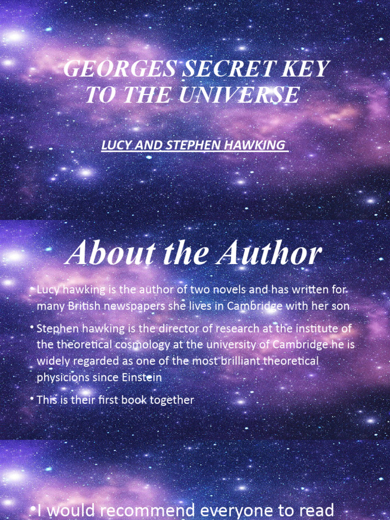 GEORGES SECRET KEY TO THE UNIVERSE English Class | PDF