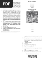 Senakulo Script (English) | PDF | Barabbas | Pontius Pilate