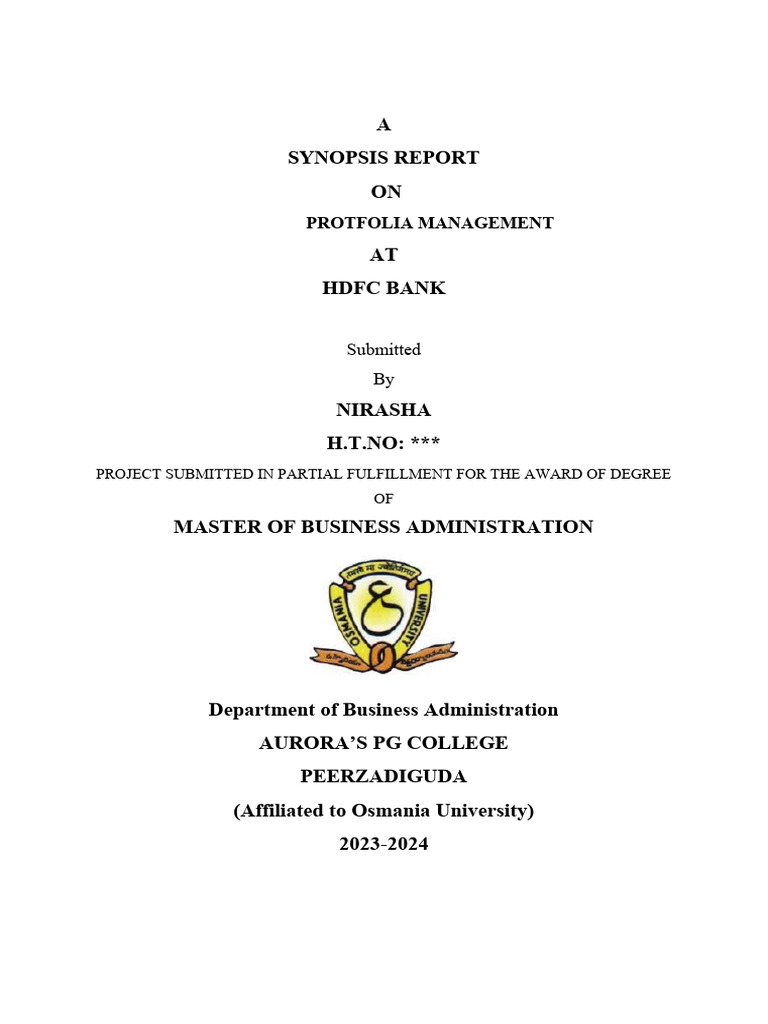 Nirasha Protfolia Management | PDF | Investment Management | Investing