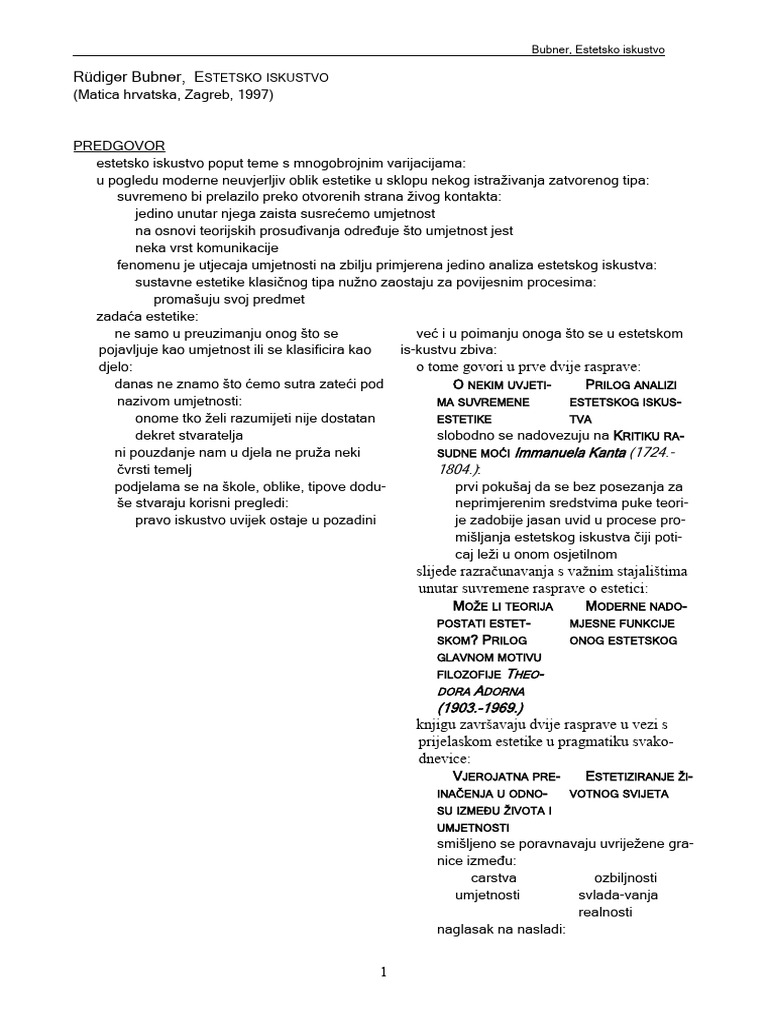 Bubner | PDF