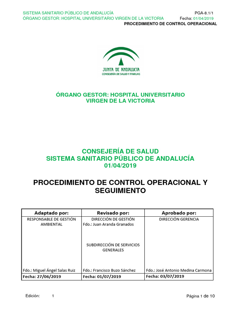 Control Operacional Ambiental SAS | PDF | Entorno natural | Hospital