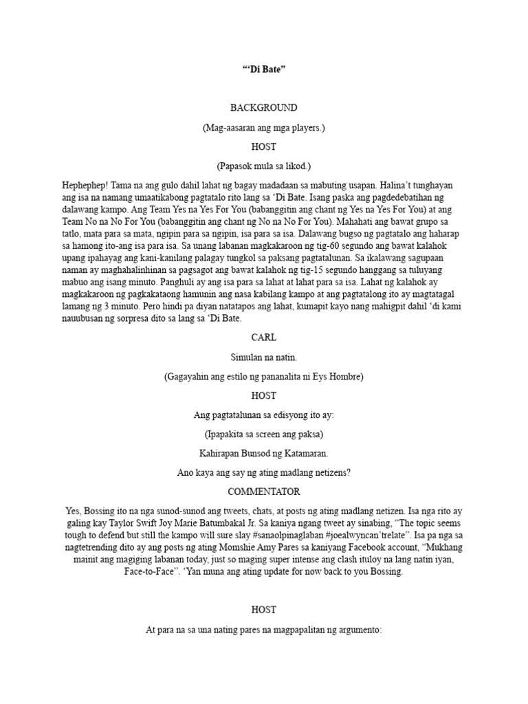 Di Bate | PDF