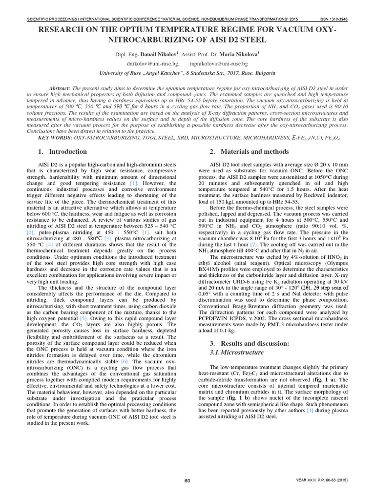 15.research On The Optium Temperature Regime For Vacuum ...
