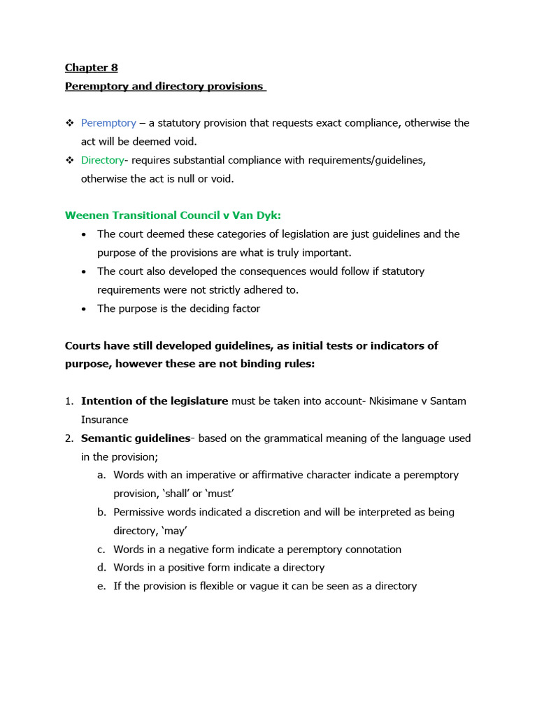 Study Unit 8 | PDF | Annulment | Governance