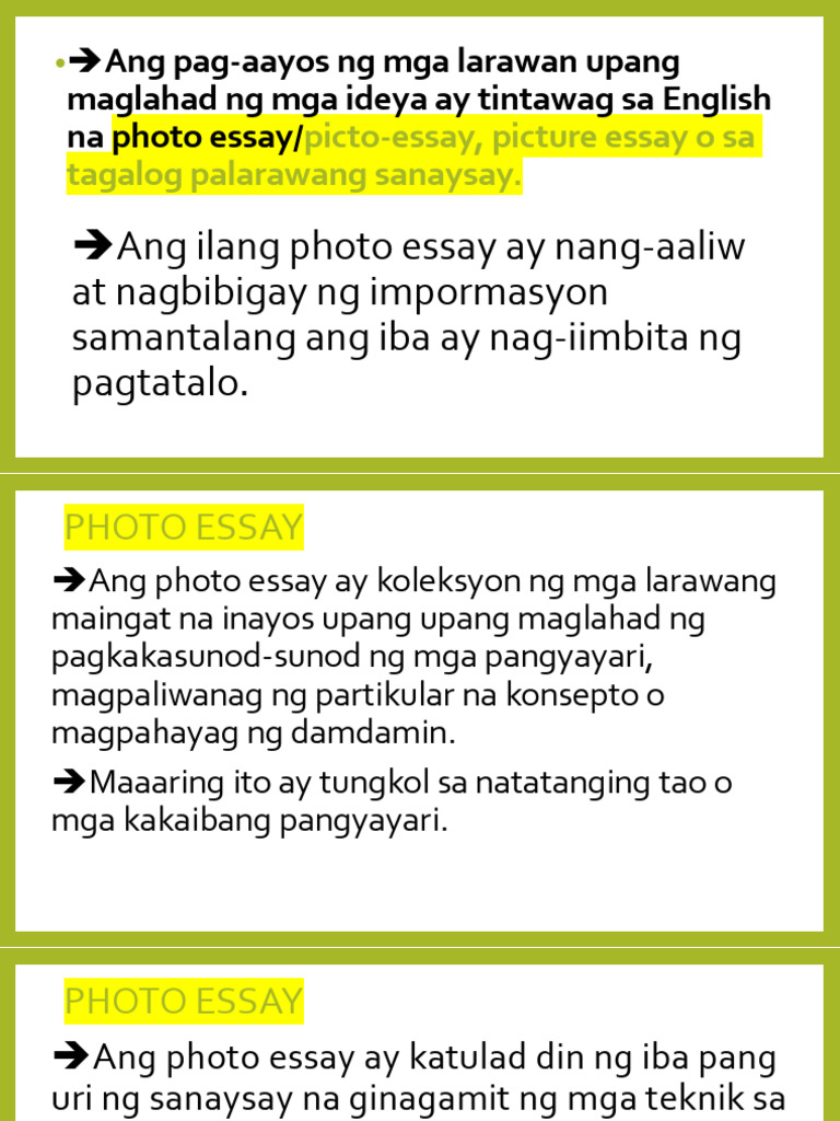 Photo Essay | PDF