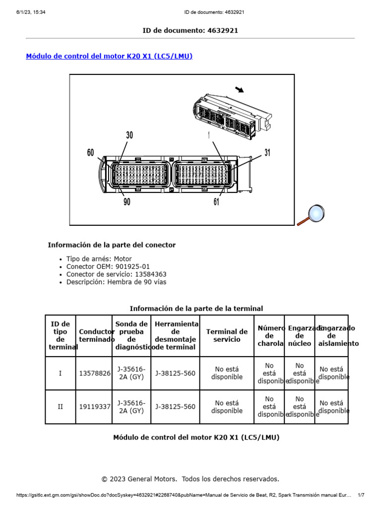 Conector Ecm Beat 2018 | PDF | Vehículos | Tecnología energética