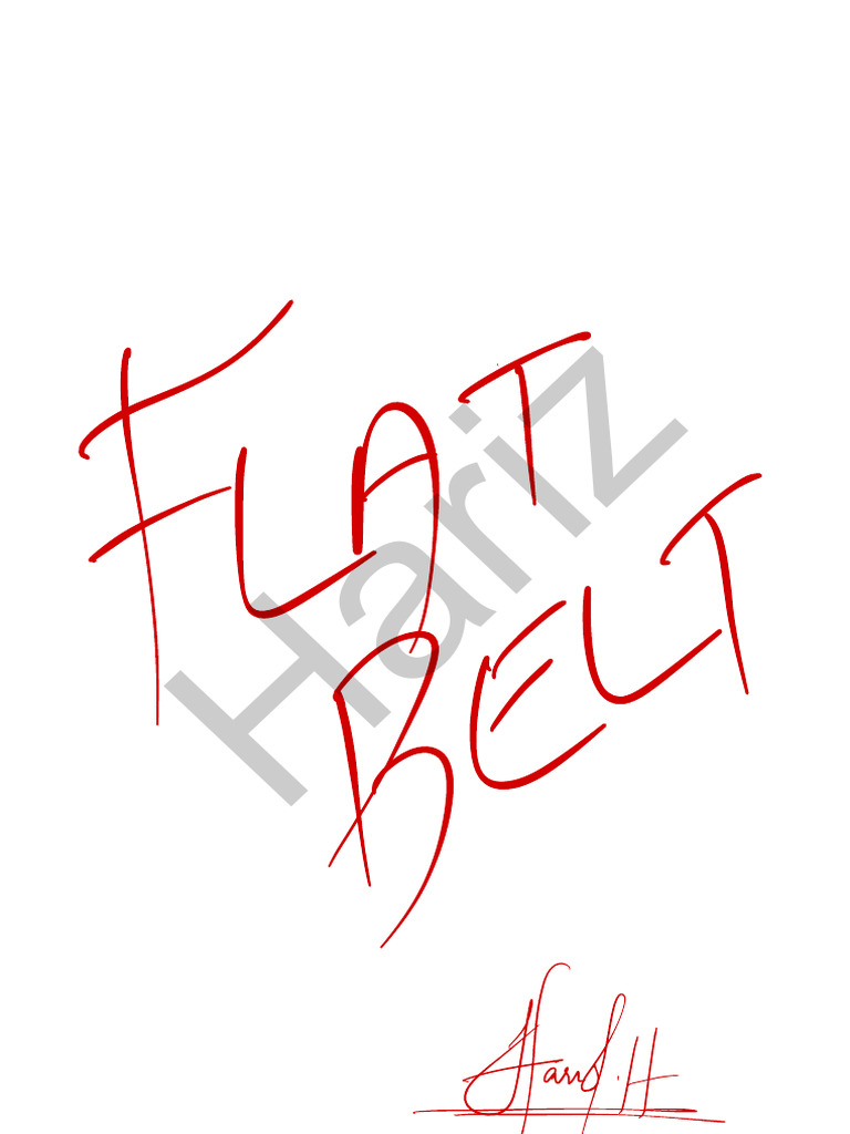 Flat Belt Pdf Belt Mechanical Mechanical Engineering