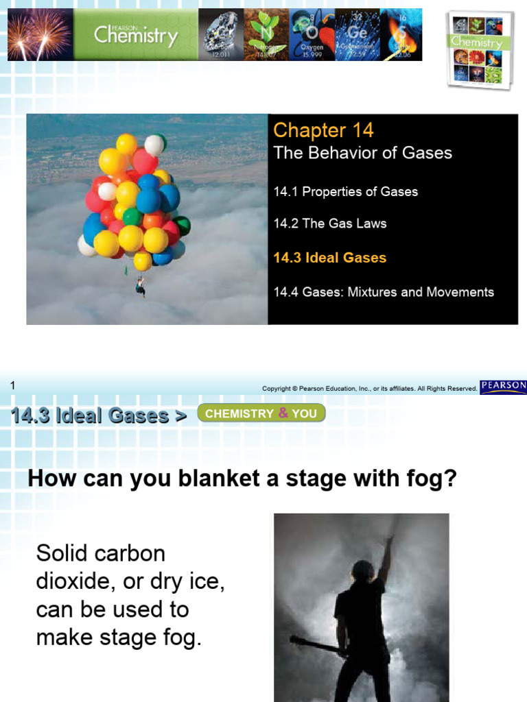 Chem12 C14 L3 Lo | PDF | Gases | Mole (Unit)