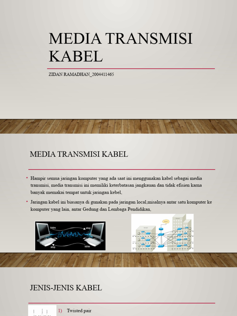 Media Transmisi Kabel | PDF