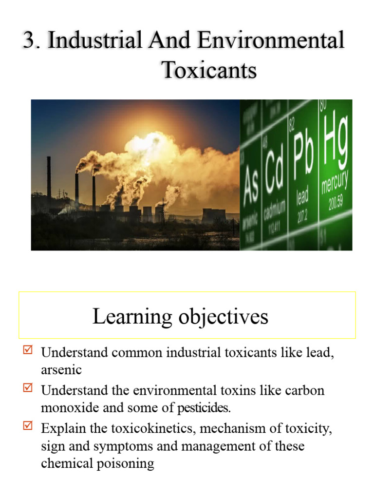 Industrial and Environmental Toxicants | PDF | Hemoglobin | Insecticide