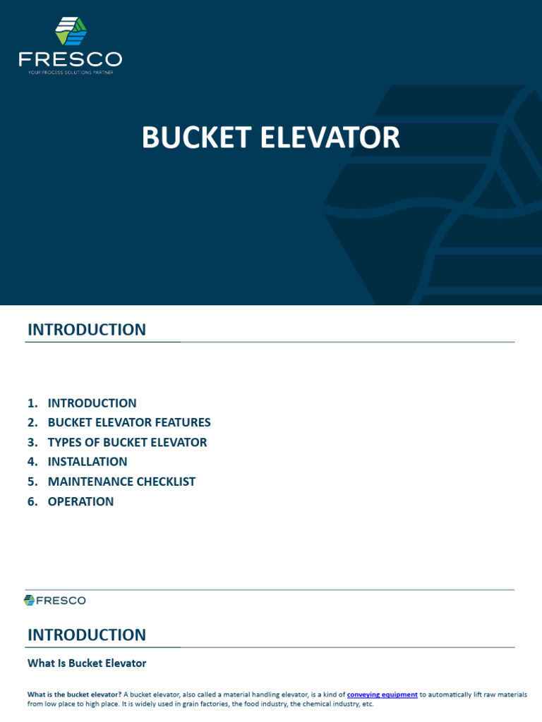 Understanding Bucket Elevators | PDF | Elevator | Belt (Mechanical)