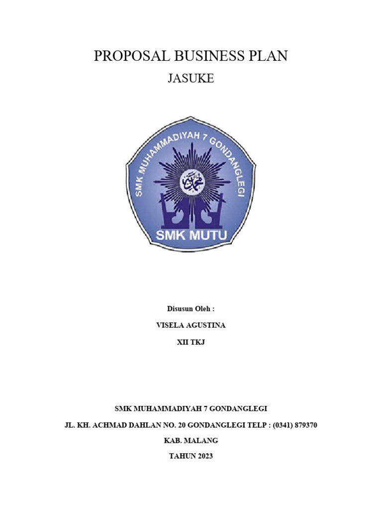 Proposal Usaha Jasuke 2023 | PDF