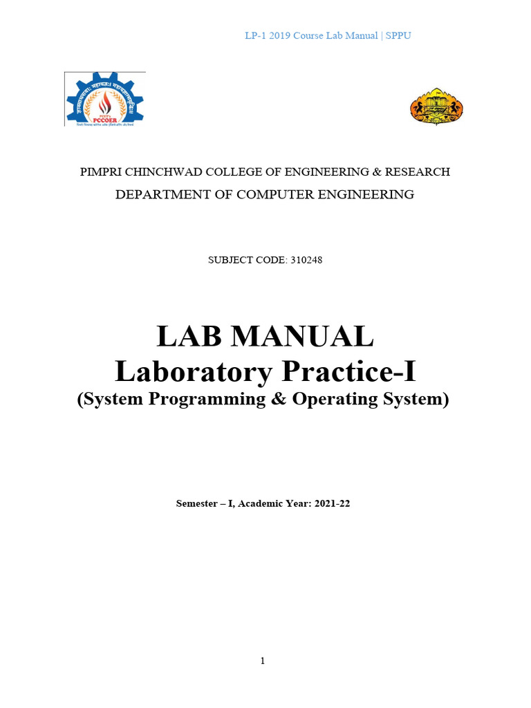 Lab Manual lp1 | PDF | Assembly Language | Scheduling (Computing) Lab Manual lp1 | PDF | Assembly Language | Scheduling (Computing)