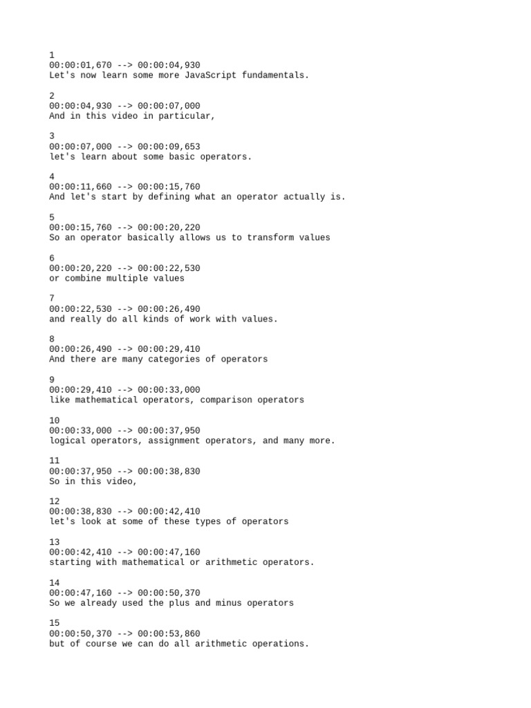 009 Basic Operators - en | PDF | Arithmetic | Boolean Data Type