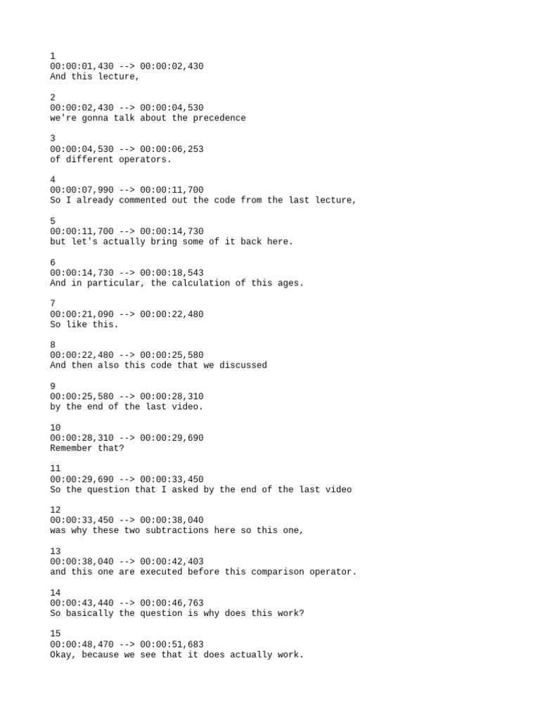 010 Operator Precedence - en | PDF | Average | Variable (Computer Science) 010 Operator Precedence - en | PDF | Average | Variable (Computer Science)