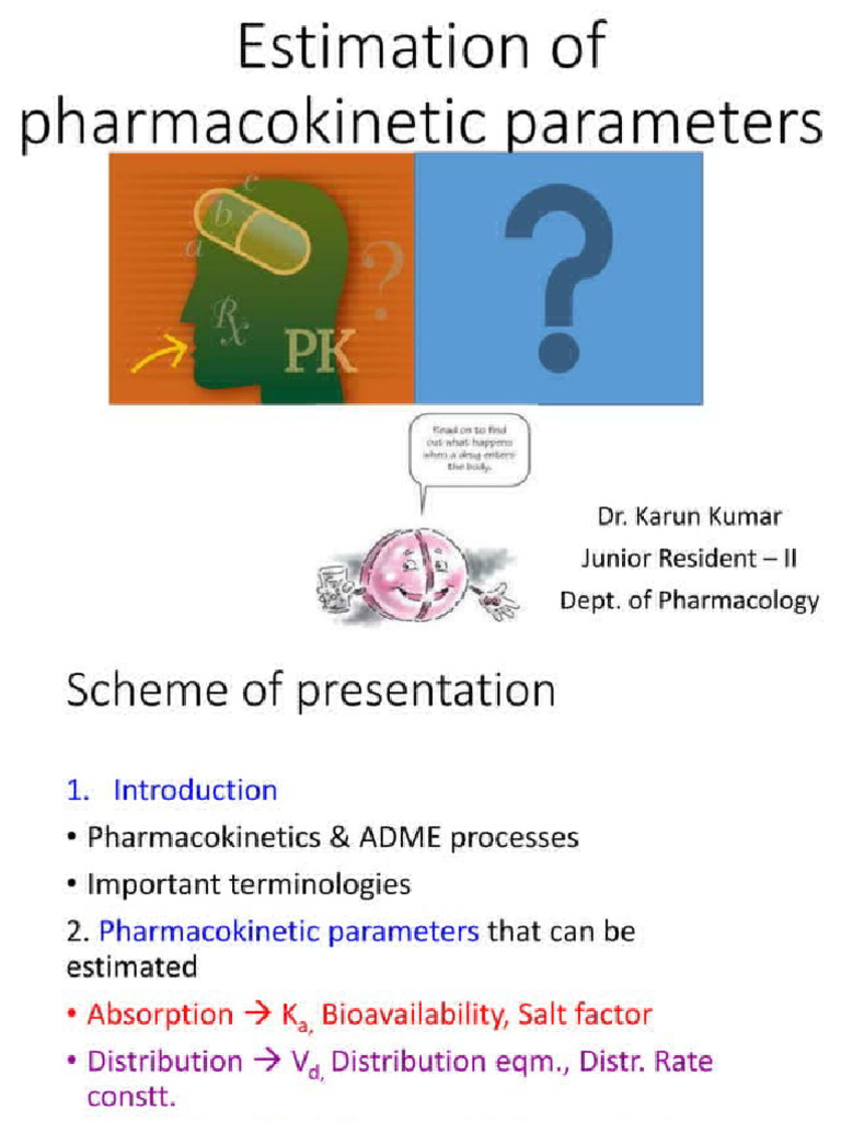 P'kimetic Parameters Estimation | PDF