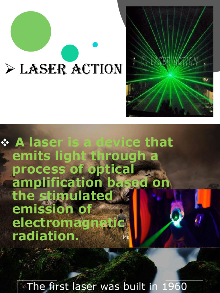 Laser Action and Its Principles | PDF | Laser | Materials Science