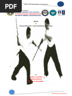 Module 2 - Arnis | PDF | Combat Sports | Individual Sports