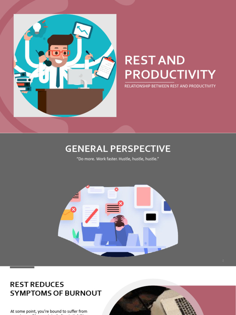 Rest and Productivity | PDF