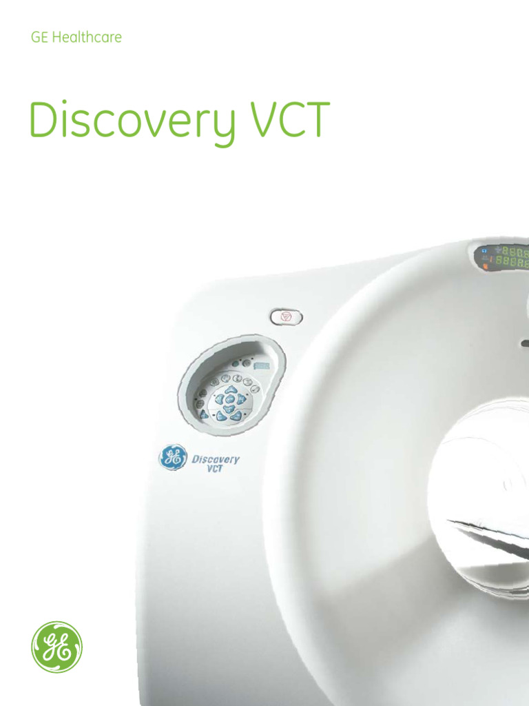 GE Discovery VCT Brochure | PDF | Ct Scan | Positron Emission Tomography