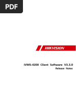 IVMS 4200 Client Software V3.13.0 Release Notes 20250526 | PDF | Camera ...
