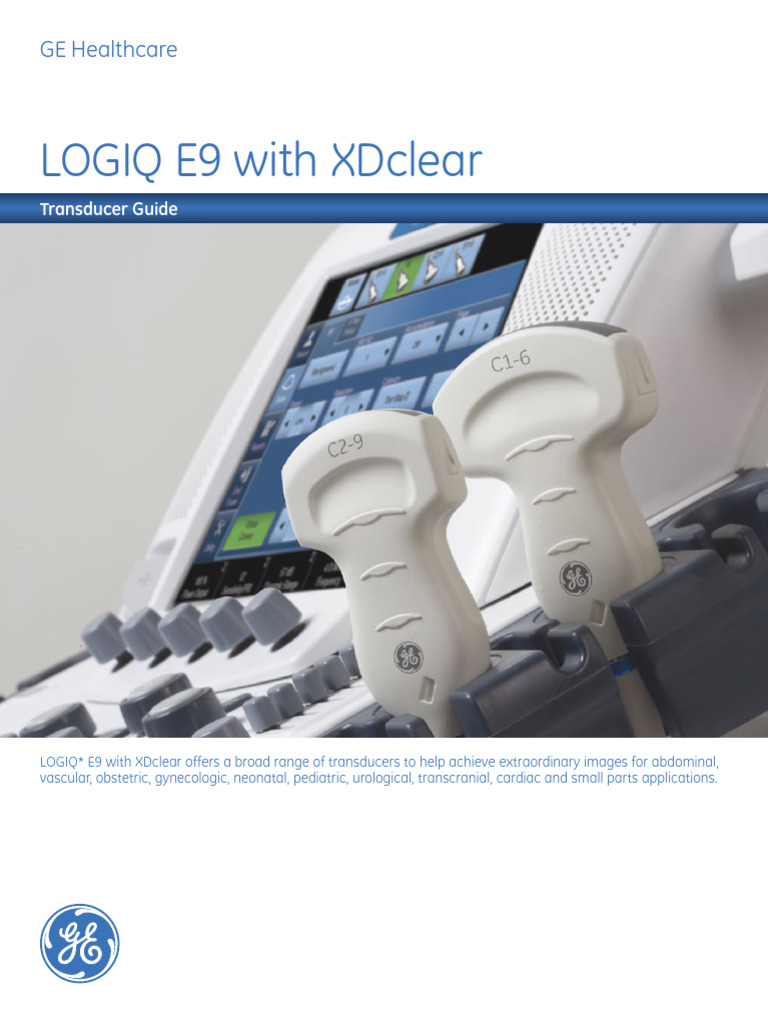 GE Logiq E9 XDclear Probe Guide | PDF | Medical Imaging | Health Care