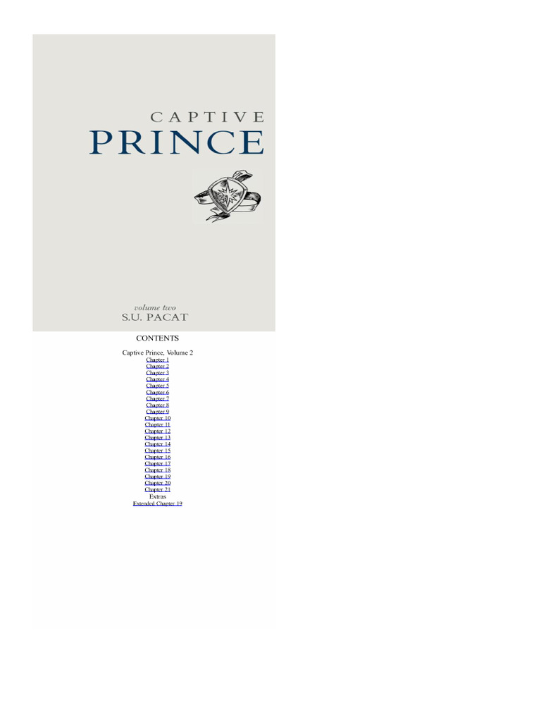 Captive Prince Volume 2 - Prince Gambit by C.S Pacat | PDF