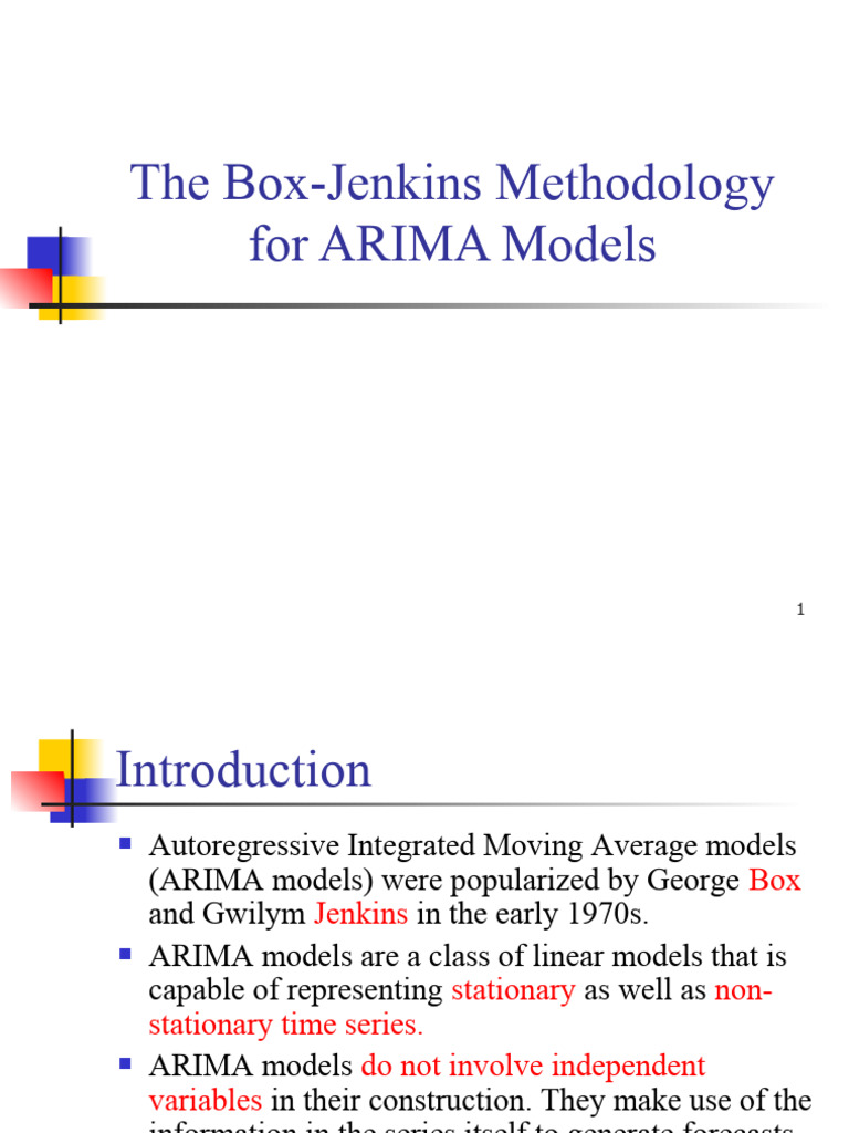 Chapter 7 - TThe Box-Jenkins Methodology For ARIMA Models | PDF ...