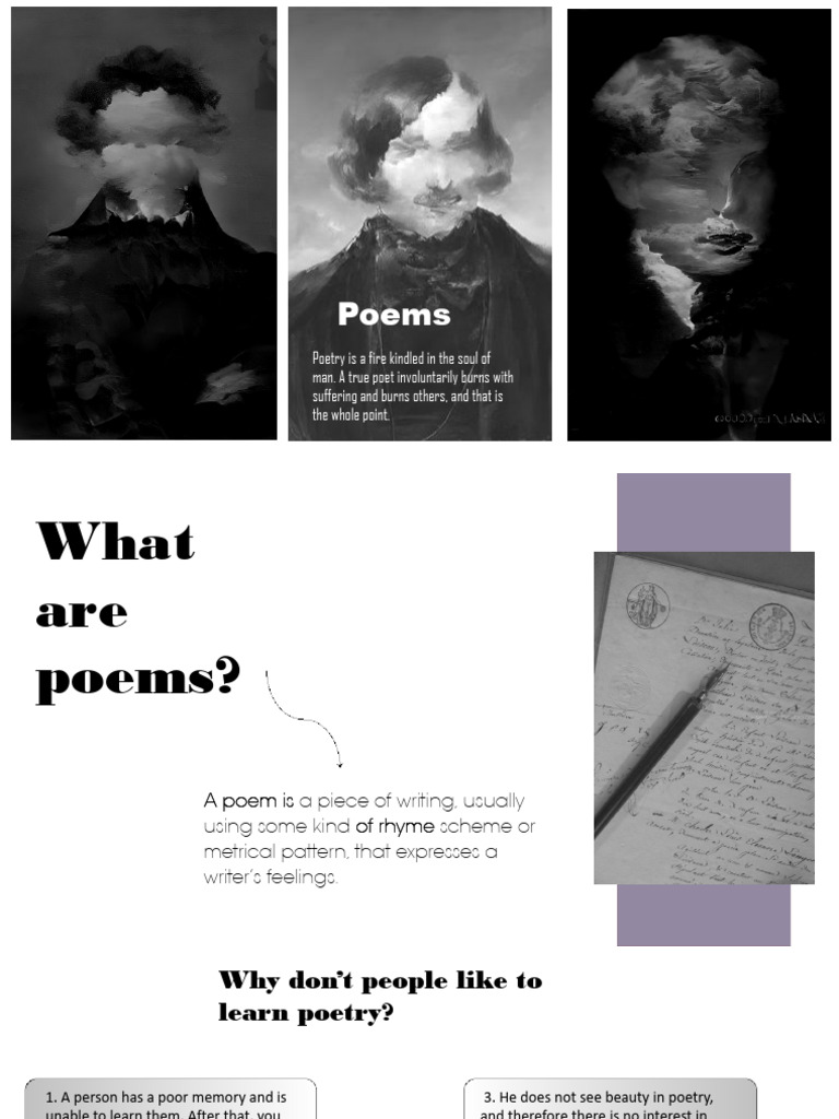 Poems Presentation | PDF | Poetry