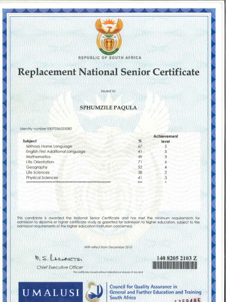 Matric | PDF
